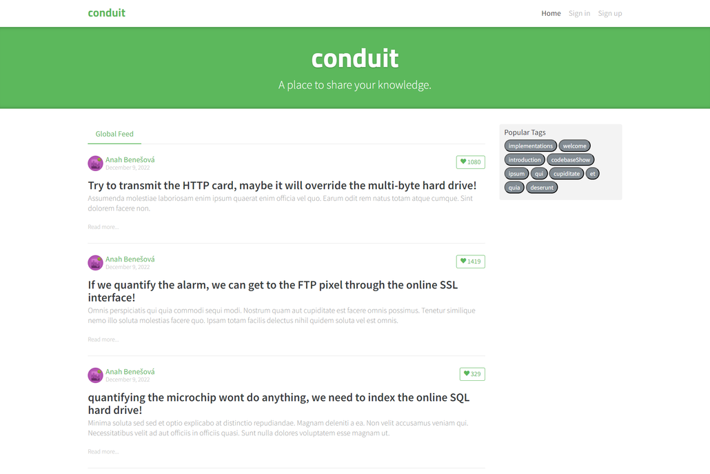 Examples | Feature-Sliced Design